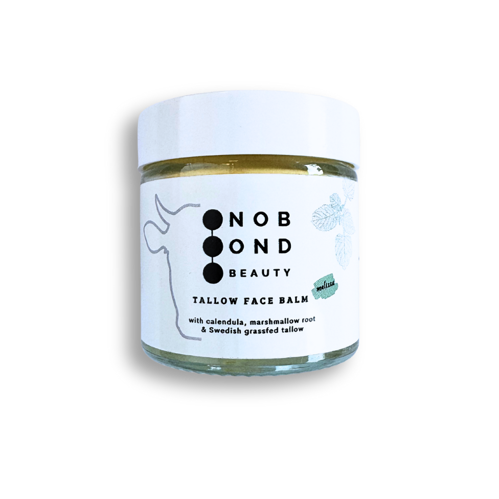 Tallow Face Balm – naturlig ansiktskräm med talg, ringblomma & läkemalva